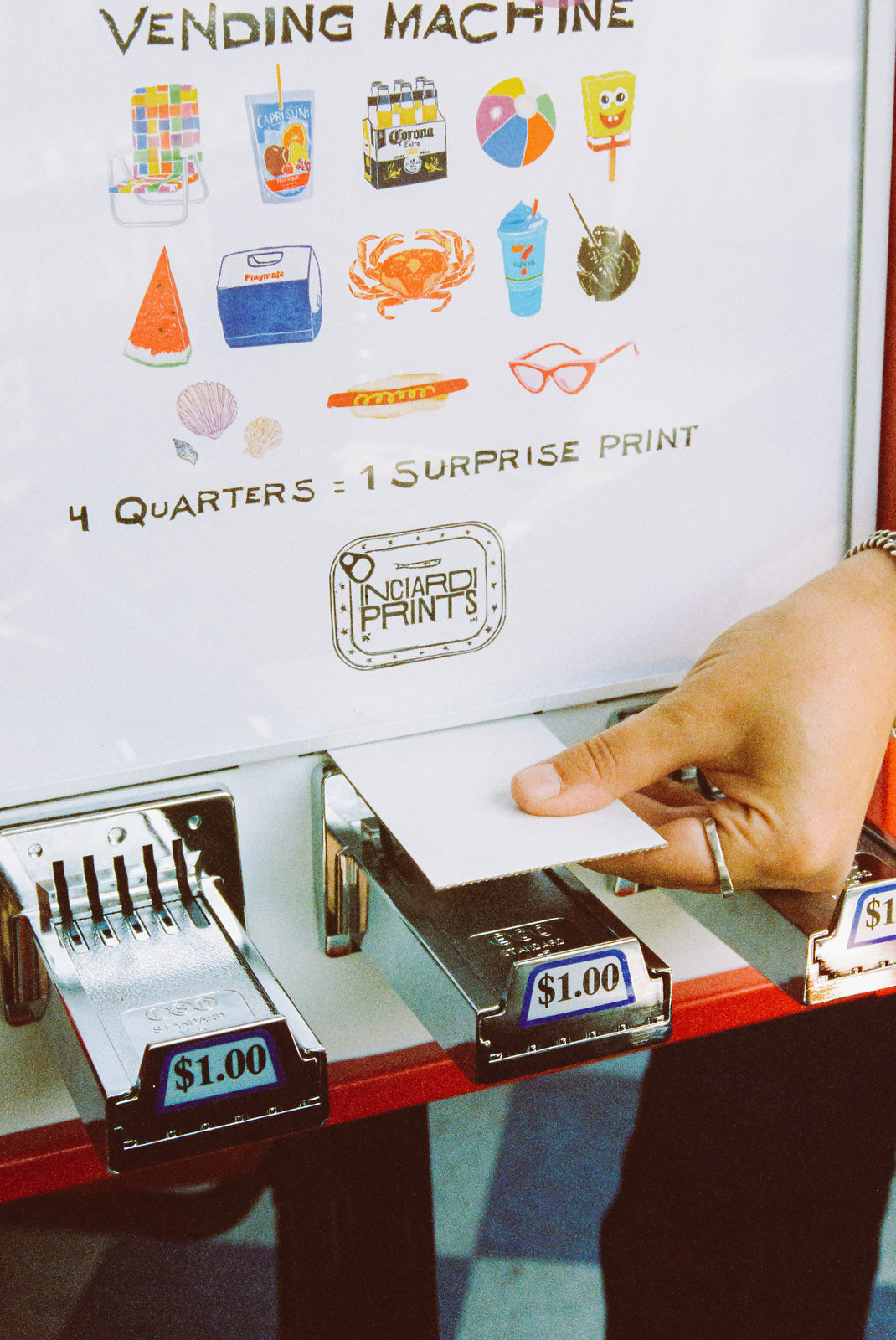 Mini Print Vending Machine Info – Inciardi Prints