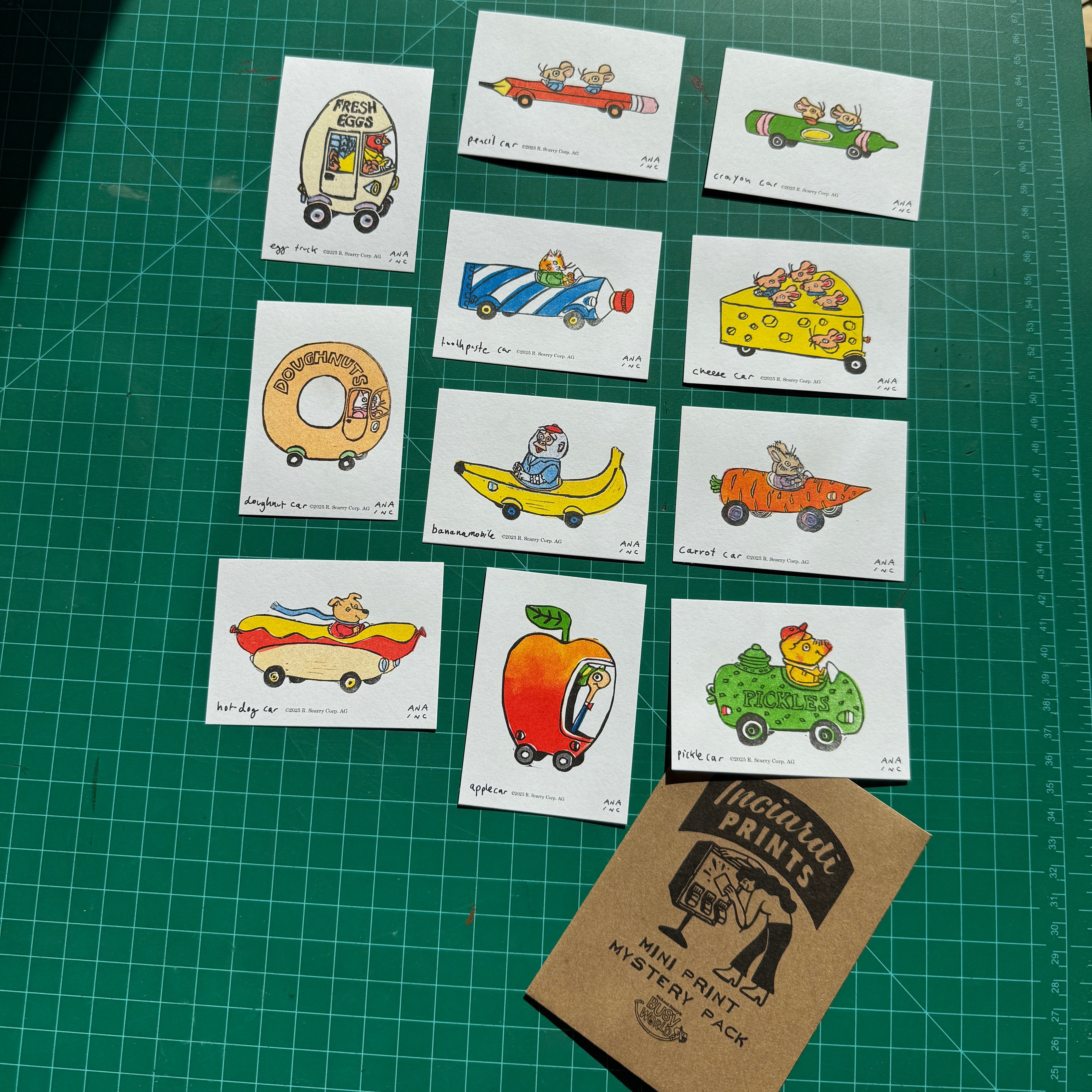 Richard Scarry Mini Print Mystery Pack – Inciardi Prints