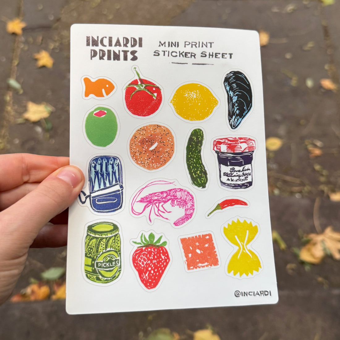 Sticker Sheet – Inciardi Prints